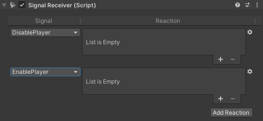 Unity Timeline Signal Tilføj reaktion